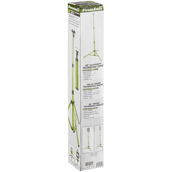 PowerSmith 65" Telescoping Heavy-Duty Tripod with Quick-Release System ...