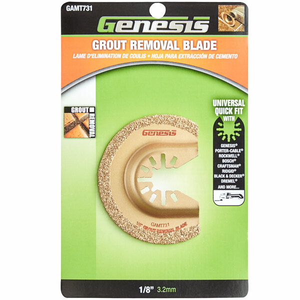 Genesis 1/8" Quick-Fit Grout Removal Blade GAMT731