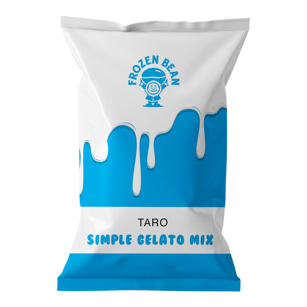 The Frozen Bean Taro Simply Gelato Mix 3 lb. - 5/Case