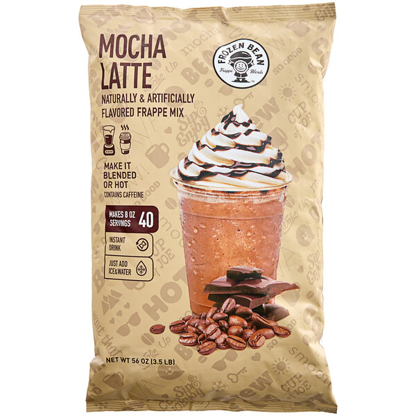 The Frozen Bean Mocha Latte Blended Ice Coffee Mix 3.5 lb.