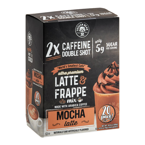 The Frozen Bean Single Serve Double Shot Mocha Latte Blended Iced ...