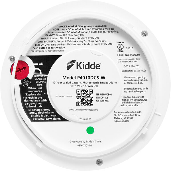 Kidde Battery-Operated Intelligent Smoke Alarm with Wireless ...