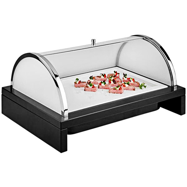 APS Bridge 25" x 16 3/4" x 12 3/16" Buffet Display with Wood Stand APS ...