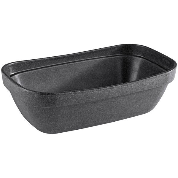 APS Iron 47.4 oz. Rectangular Melamine Bowl - 6/Case