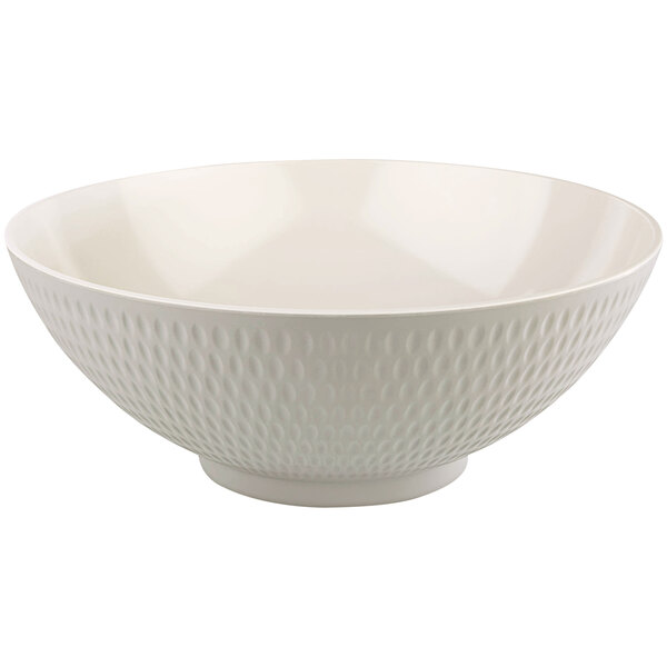 APS Asia Plus 182.6 oz. Cream / Taupe Textured Melamine Bowl APS 15407 ...