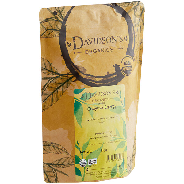 Davidson's Organic Guayusa Herbal Loose Leaf Tea 1 lb.