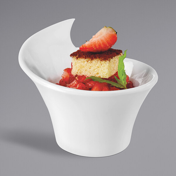 APS Minis 2.375 oz. White Melamine Bowl APS 84456 - 24/Case