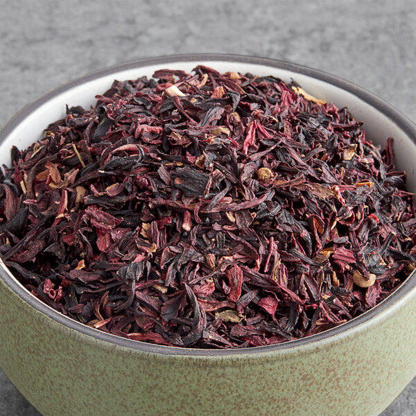Davidson's Organic Hibiscus Flowers Cut & Sift Herbal Loose Leaf Tea 1 lb.