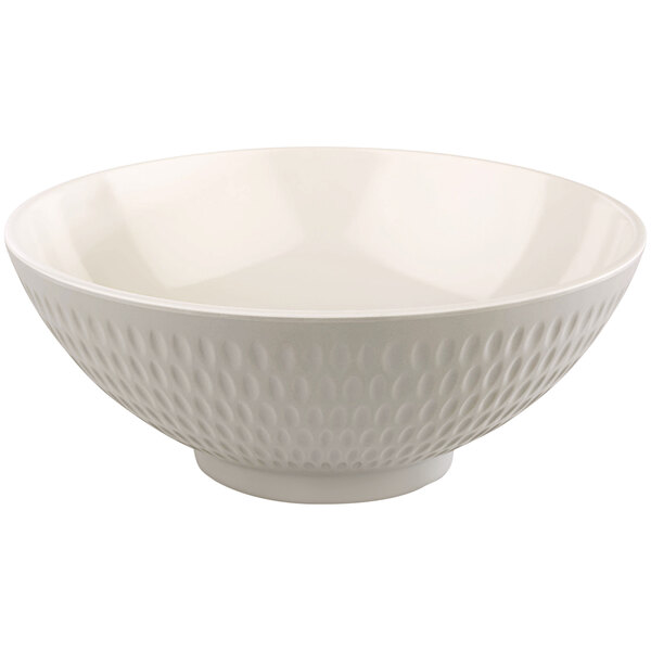 APS Asia Plus 37.25 oz. Cream / Taupe Textured Melamine Bowl APS 15404 ...