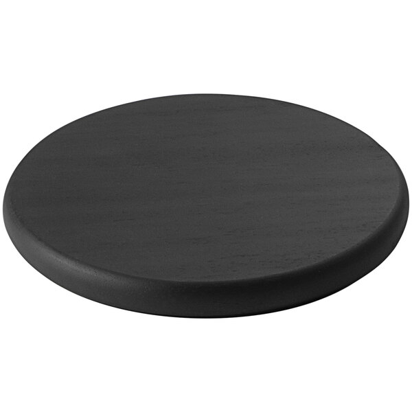 Abert Cosmo On Stage 7 1/4" Matte Black Round Base for Buffet Stand by ...