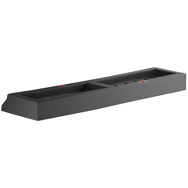 MasonWays 36" x 12" x 6" Solid Black Plastic Front Case Platform