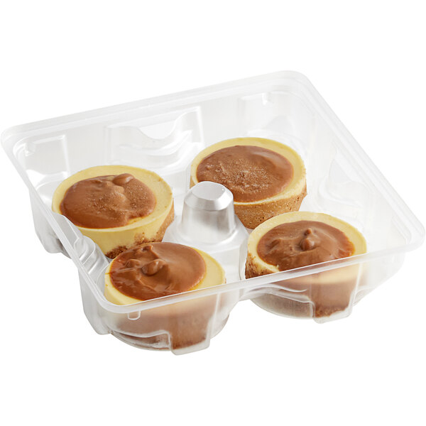 Sweet Street Desserts Salted Caramel Cheesecake 4.6 oz. - 32/Case