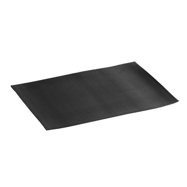 Lavex 2' x 3' Heavy-Duty Black Grease-Resistant Anti-Fatigue Closed ...