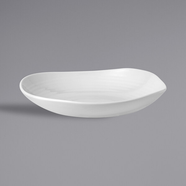 Dudson Organic White 52.7 oz. Wobbly Coupe China Bowl by Arc Cardinal ...