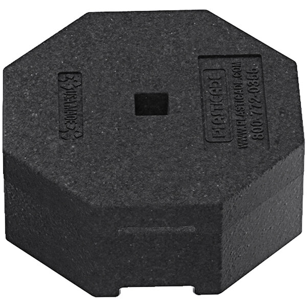 Plasticade® 90 lb. Black Square Hole Rubber Base for Plasticade® RAP ...