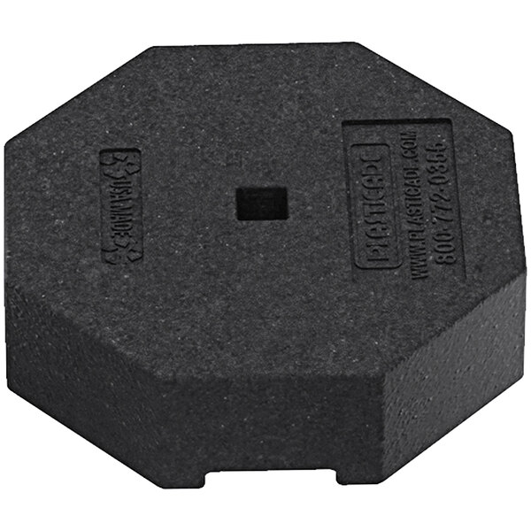 Plasticade® 60 lb. Black Square Hole Rubber Base for Plasticade® RAP ...
