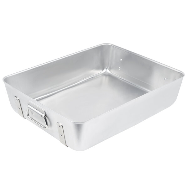 Vollrath 4482 Wear-Ever 11.5 Qt. Aluminum Roaster Pan - 20 1/8" x 16 1/ ...