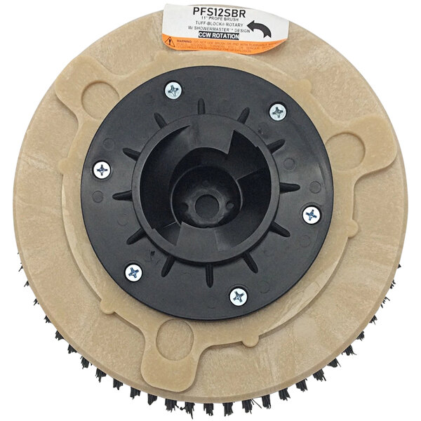 Powr-Flite PFS12SBR 12" Right Soft Polypropylene Scrub Brush for PFS24