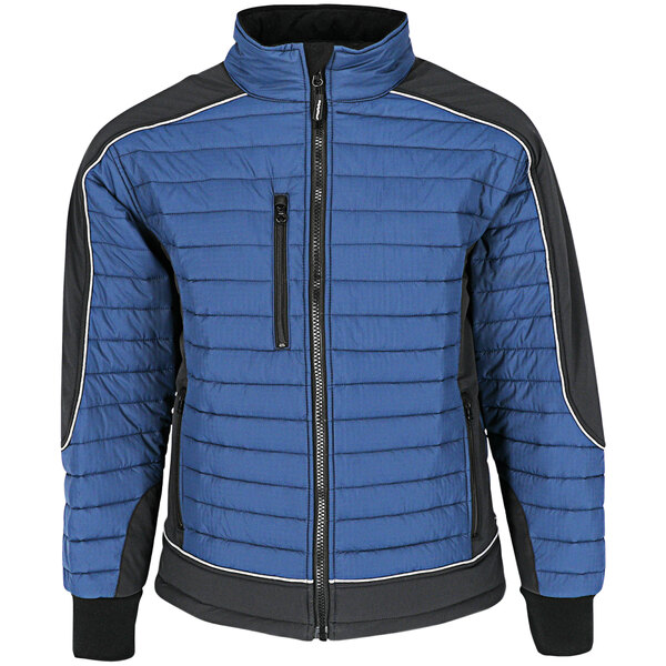 RefrigiWear Frostline Two-Tone Navy / Black Insulated Jacket ...