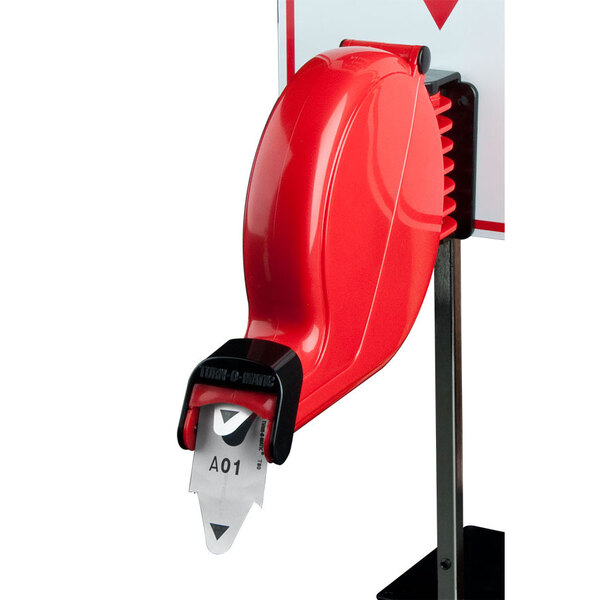 Turn-O-Matic T80 White 3 Digit Take a Number Ticket Roll for D80 Ticket ...