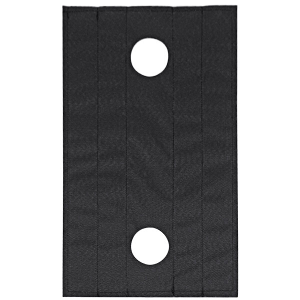 Powr-Flite 855909 20" x 14" Black Retaining Pad for Orbital Floor Machines