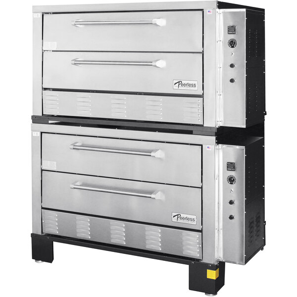 Peerless CE62PESC 208-240/1 Electric Quadruple Deck Pizza Oven with 1 ...