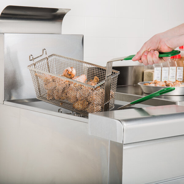 Frymaster MJ150 Natural Gas Floor Fryer 40-50 lb. - 122,000 BTU