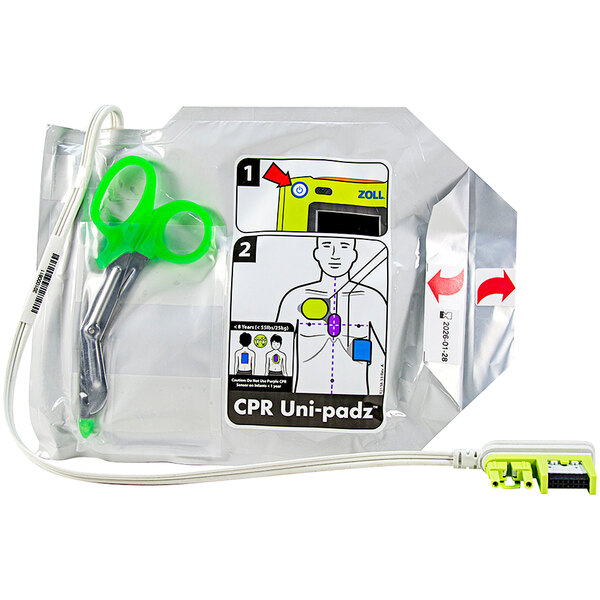 Zoll 8900-000280-01 Universal Uni-Padz III Electrode Pad Set for AED 3