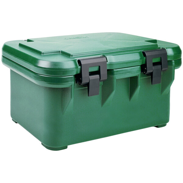 Cambro UPCS180403 Camcarrier S-Series® Army Green Top Loading 8" Deep ...