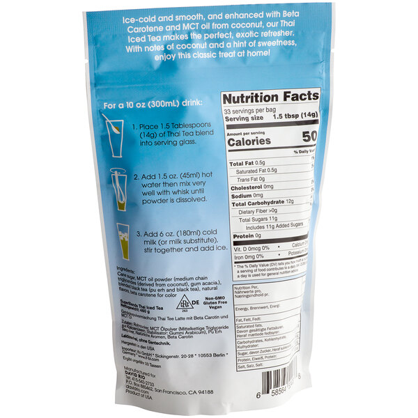 David Rio Tea Frost Thai Iced Tea Mix 16.2 oz.