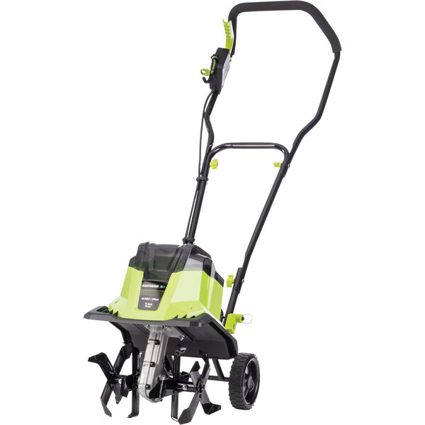 Earthwise 11" Cordless Tiller / Cultivator with 4.0 Ah Battery TC722011 ...