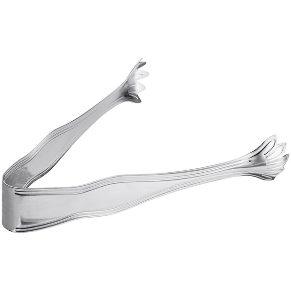 Libbey 6" 18/8 Stainless Steel Heavy Weight Ice Tongs