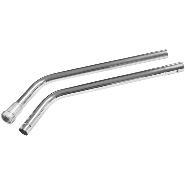 Delfin Industrial 5' 2-Piece Chrome Steel Double Bend Wand PH.0112.0000 ...