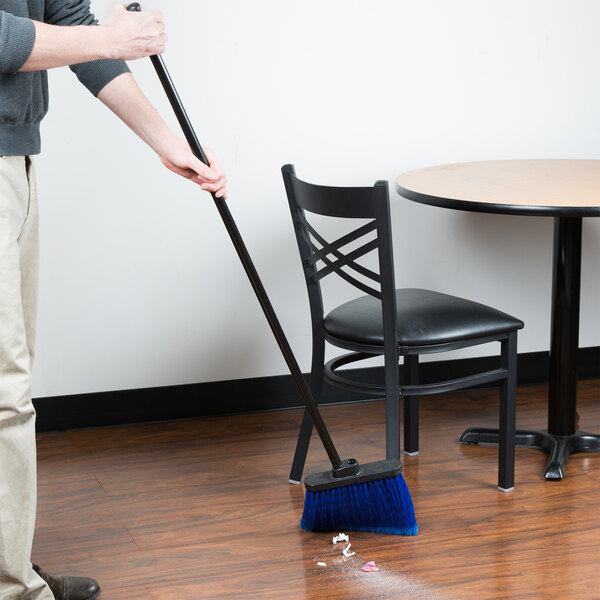 Carlisle 4688314 Duo-Sweep 13" Warehouse Broom with Blue Flagged ...