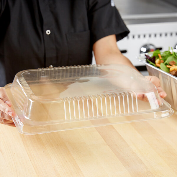 Durable Packaging P4300-100 Half Size Dome Lid for Steam Table Pan 1 15 ...