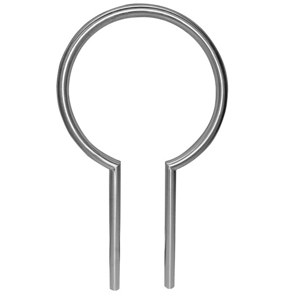 Wausau Tile 43 1/2" Inground Mount Stainless Steel Circular Bike Rack