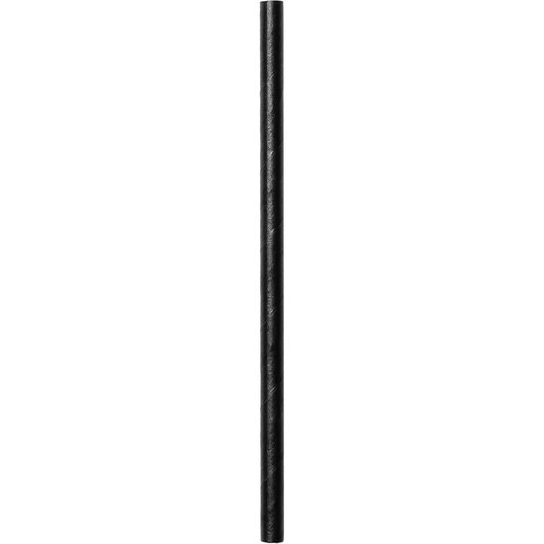 SOFi 5 3/4" Unwrapped Black Paper Cocktail Straw - 4800/Case