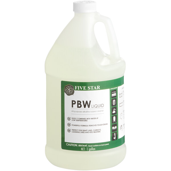 Five Star Chemicals 26-PBWL-FS01-04 PBW Non-Caustic Alkaline Brewery ...