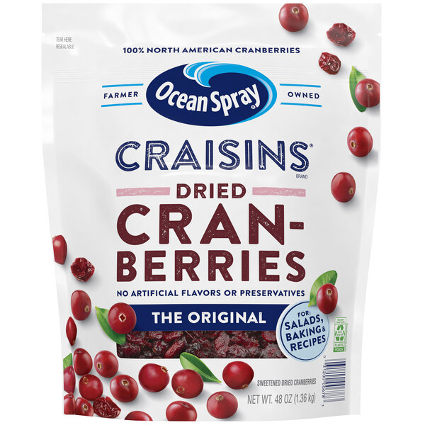 Ocean Spray Craisins Original Dried Cranberries 48 oz.