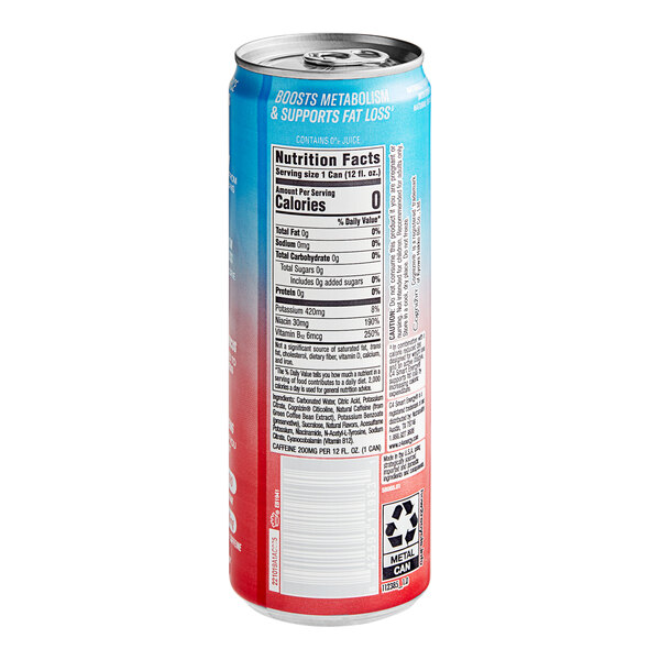 C4 SMART Energy Cherry Berry Lime Energy Drink 12 fl. oz. Can - 12/Case