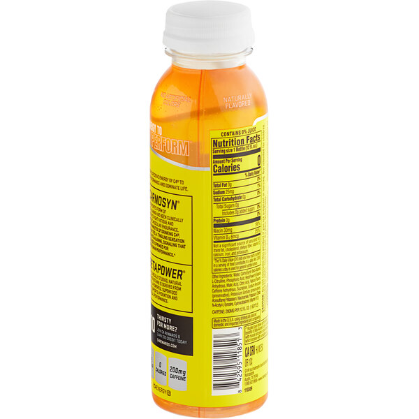 C4 Energy Orange Slice Energy Drink 12 fl. oz. Bottle - 12/Case