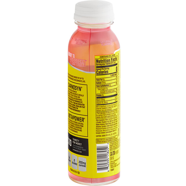 C4 Energy Fruit Punch Energy Drink 12 fl. oz. Bottle - 12/Case