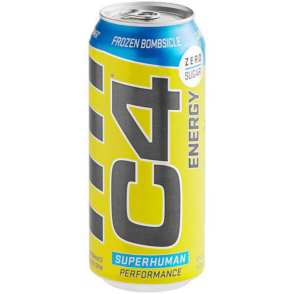 C4 Energy Frozen Bombsicle Energy Drink 16 fl. oz. Can - 12/Case