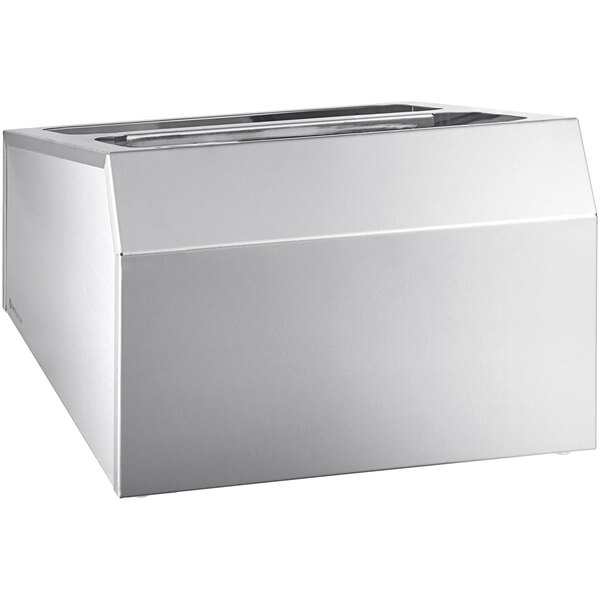 ServSense Small Stainless Steel Hotel Pan Organizer for 1/3 and 1/6 ...