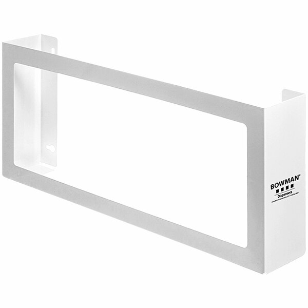 BOWMAN Dispensers White Powder-Coated Steel Wall Mount Quad Glove Box ...