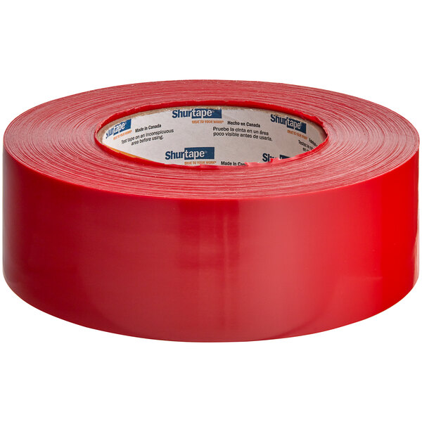 Shurtape PE 555 1.88" x 60 Yards Red Multipurpose Grade Stucco Masking Tape