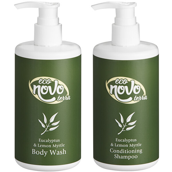 Novo Terra Hotel and Motel Conditioning Shampoo and Body Wash Kit - 20/Case