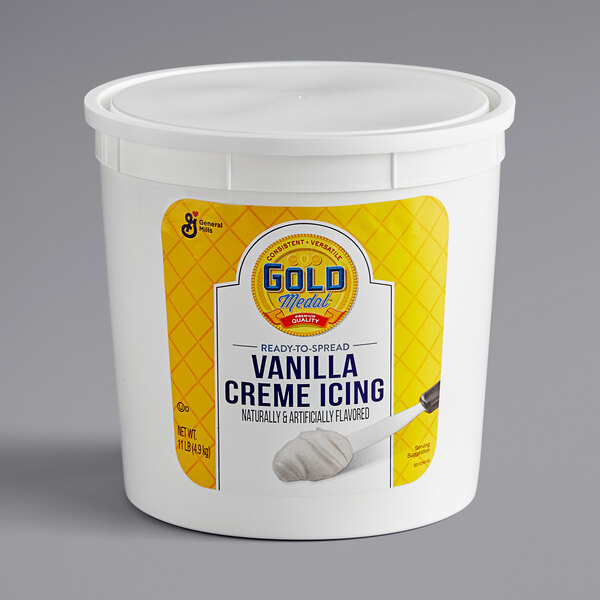 Gold Medal Vanilla Cream Icing in Bulk (11 lb., 2/Case)