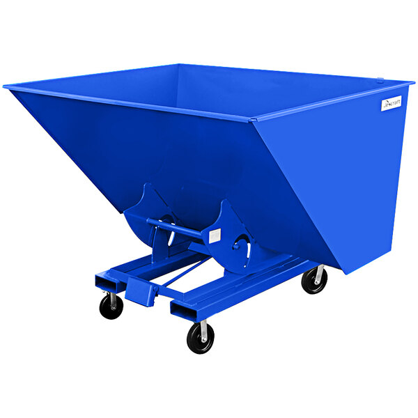 Jescraft 2 Cubic Yard 10 Gauge Steel Self-Dumping Forklift Hopper with ...