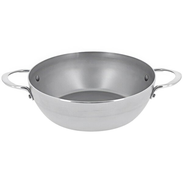 de Buyer Mineral B Element 12 9/16" Carbon Steel Fry Pan with Dual ...